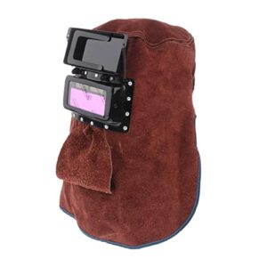 welding shield cowhide leather welder welding helmet welding hood auto- darkening welding helmet welding helmet auto darkening lens welding helmet accessories for men