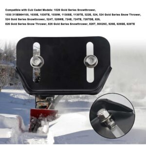 KINTLE 784-5580 Snow Thrower Slide Shoes with Mounting Hardware - Compatible with MTD/Cub Cadet/Yardman/Troy Bilt/Craftsman Snowblower, Replace for 784-5580-0637 780-420 73-031 73-100