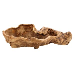 Gazechimp Driftwood Stump Log Resin Planter/Succulent Pot/Plant Pot, 14.2L x 4.7W