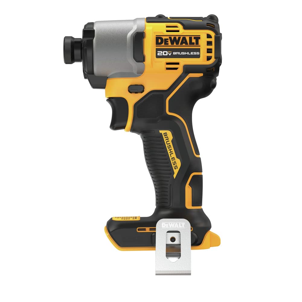 DEWALT 20V MAX* 1/4 in. Brushless Cordless Impact Driver (Tool Only) (DCF840B)