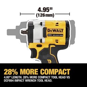 DEWALT DCF923P2 ATOMIC 20V MAX* 3/8 in. Cordless Impact Wrench with Hog Ring Anvil Kit