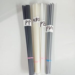 wolodarsk 40pcs plastic welding rods 200mm length abs/pp/pvc/pe welding sticks 5x2mm for plastic welder ?each 10pcs welding rods