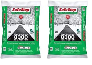 compass minerals safe step eco platinum 8300 magnesium chloride granule ice melt 50 lb. (2)