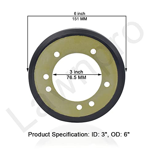 7600135YP 04743700 Friction Wheel & Drive Disc Compatible with Ariens MTD Troy-Bilt Snowblowers & mowers Replaces for 00170800 00300300 53103 57423 7053103 7600135 AM122115 240-394 09475300