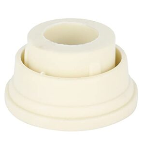 Haofy Ladder Bumper, Set of Two White Ladder Rubber Plug for Swimming Pool Ladders Swimming Pool Accessory Supplies