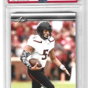 PSA 10 PATRICK "PAT" MAHOMES 2017 LEAF DRAFT ROOKIE CARD GRADED PSA GEM MINT 10 CHIEFS SUPERSTAR QUARTERBACK SUPERL BOWL CHAMP