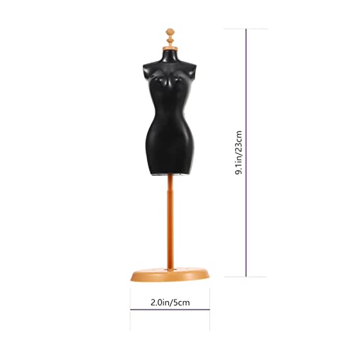 4pcs Model Stand Mini Doll Manikin mannequins Mini Mannequin Doll Mannequin Mini Miniature Dress Form Mannequin Models Mannequin Bracket Doll Dress Support Small House Accessory