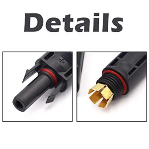 Sunxeke PV Solar Fuse Holder Connector Inline Waterproof with 10A fuse,for Solar Panel, Control Solar etc.N-001+ZTPV-25-10A