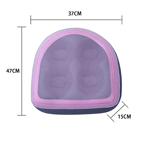 Hot Tub Seat, Inflatable Hot Tub Booster with Suction Cup and Mesh, Inflatable and Water-Filled Dual Purpose Massage Spa Seats for Inflatable Hot Tub, Hot Tub Booster Seat for Adults