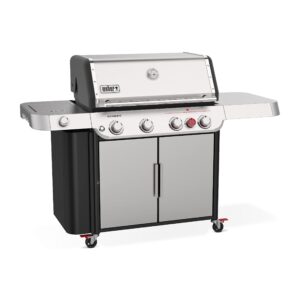 Weber Genesis S-435 Liquid Propane Gas Grill, Stainless Steel