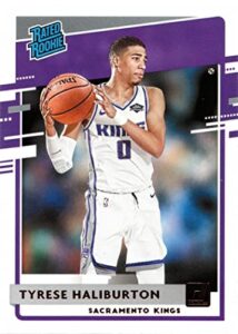 2020-21 panini donruss basketball #231 tyrese haliburton rookie card - rated rookie