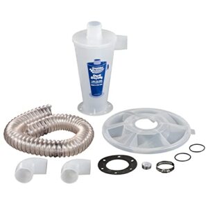 Dust Deputy Plus Anti-Static Retrofit Cyclone Separator Kit for Wet/Dry Shop Vacuums with Collapse-Proof Bucket Lid and Hose (DD Plus)