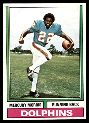 1974 Topps # 170 Mercury Morris Miami Dolphins (Football Card) VG/EX Dolphins West Texas St