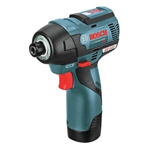 Bosch 12V Max 2-Tool Brushless Combo Kit with 3/8 Inch Drill/Driver, 1/4 Inch Hex Impact Driver and 2.0 Ah Batteries (Renewed)