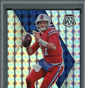 Josh Allen 2020 Panini Mosaic Silver Prizm Football Card #26 Graded PSA 10