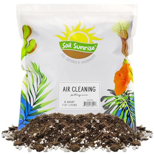 Air Cleaning Plant Potting Mix (8 Quarts), Soil Mix for Pothos, Parlor Palm, Peace Lily, Etc.