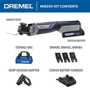 Dremel Multi-Max MM20V-01 Cordless Oscillating Tool Kit with (1) Battery