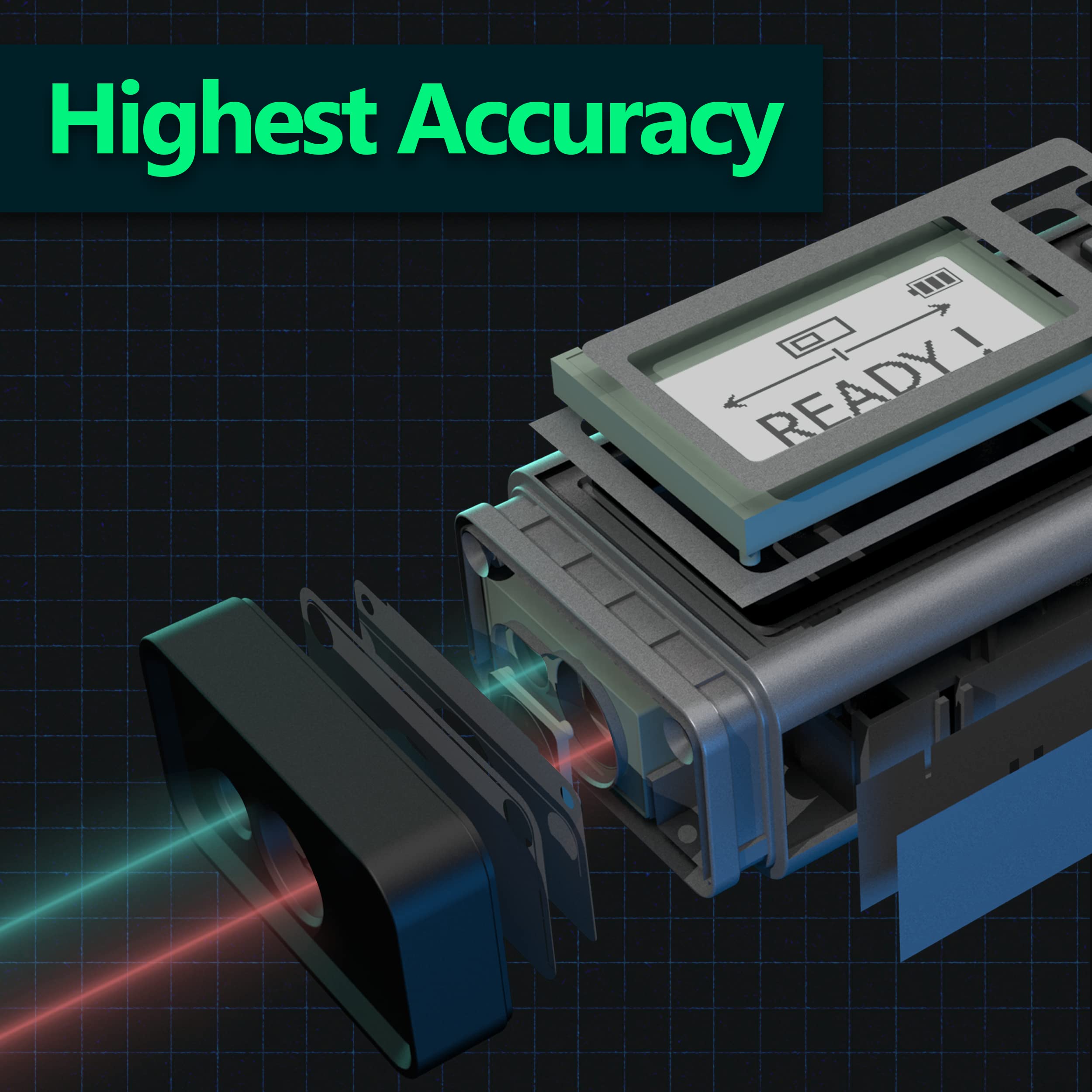 Magpie Bundle: VH-80 Dual Laser Distance Meter and 2 Professional Magnetic Laser Target Plates