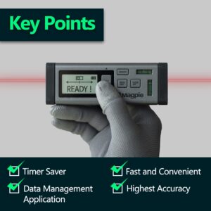 Magpie Bundle: VH-80 Dual Laser Distance Meter and 2 Professional Magnetic Laser Target Plates