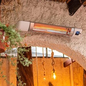 Luxeva Infrared Wall Patio Heater Waterproof Indoor Outdoor Radiant Heater 2500W Smart App Control