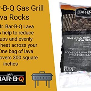 Natural Lava Rocks for Fire Pit | Lava Rocks for Gas Grills Charbroilers | Reduces Flare Ups | Even Heat Distribution | 7 Lb. Bag of Fire Pit Lava Rocks | 2 Pack