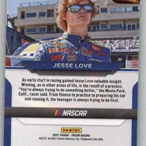 2021 Panini Prizm Racing #45 Jesse Love Official Nasar Racing Trading Card in Raw (NM or Better) Condtion