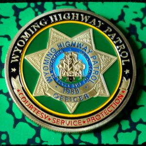 Wyoming State Police Law Enforcement Challenge Honor Coin