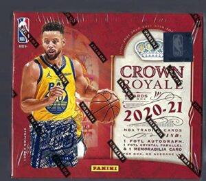 2020-21 panini crown royale basketball fotl box