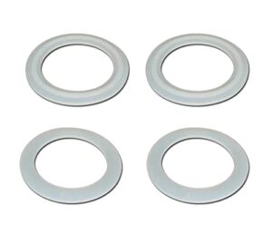 aretle replacement spa hot tub pump heater union gasket/o-ring 711-4030 and 711-4010 ribbed gasket and flat gasket works on variety of spas pools(2 pairs)