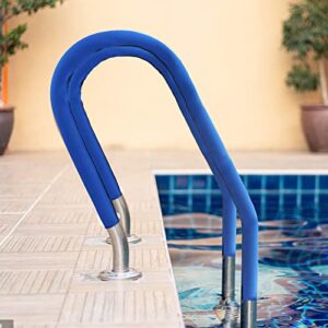 Frantie Swimming Pool Handrail Cover, 8 Feet Zipper Slip Resistant Rail Grip for Swimming Pool Hand Railing Cover