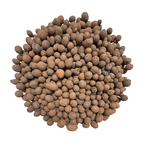 PGN Clay Pebbles for Hydroponic Growing - 10 Liters (4 Pounds) - Organic Expanded Clay Balls for Plants - PH Neutral Leca for Plants - Aquaponics and Hydroponics Supplies in a Resealable Storage Bag