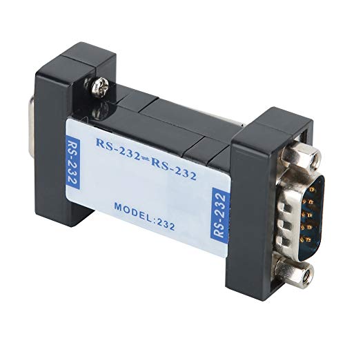 Optical Isolation, RS232 to 232 Interface Converter Adapter Photoelectric Isolator Surge Protection for Industrial Long Haul Communication Data, Optical Isolation Protector