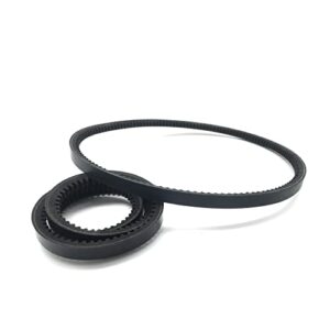 yiekea 954-04050 auger drive belt 1/2" x 35" for mtd troy-bilt yard-man huskee yard machines bolens snow blower replaces 954-04050a, 754-04050 (set of 2)