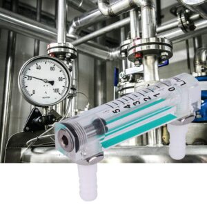 YWBL-WH Flow Meter 1~5LPM Oxygen Carbon Dioxide Measurement Flow Meter Air Flow Meter Air Oxygen Flow Meter LZQ-1, Manual Valve