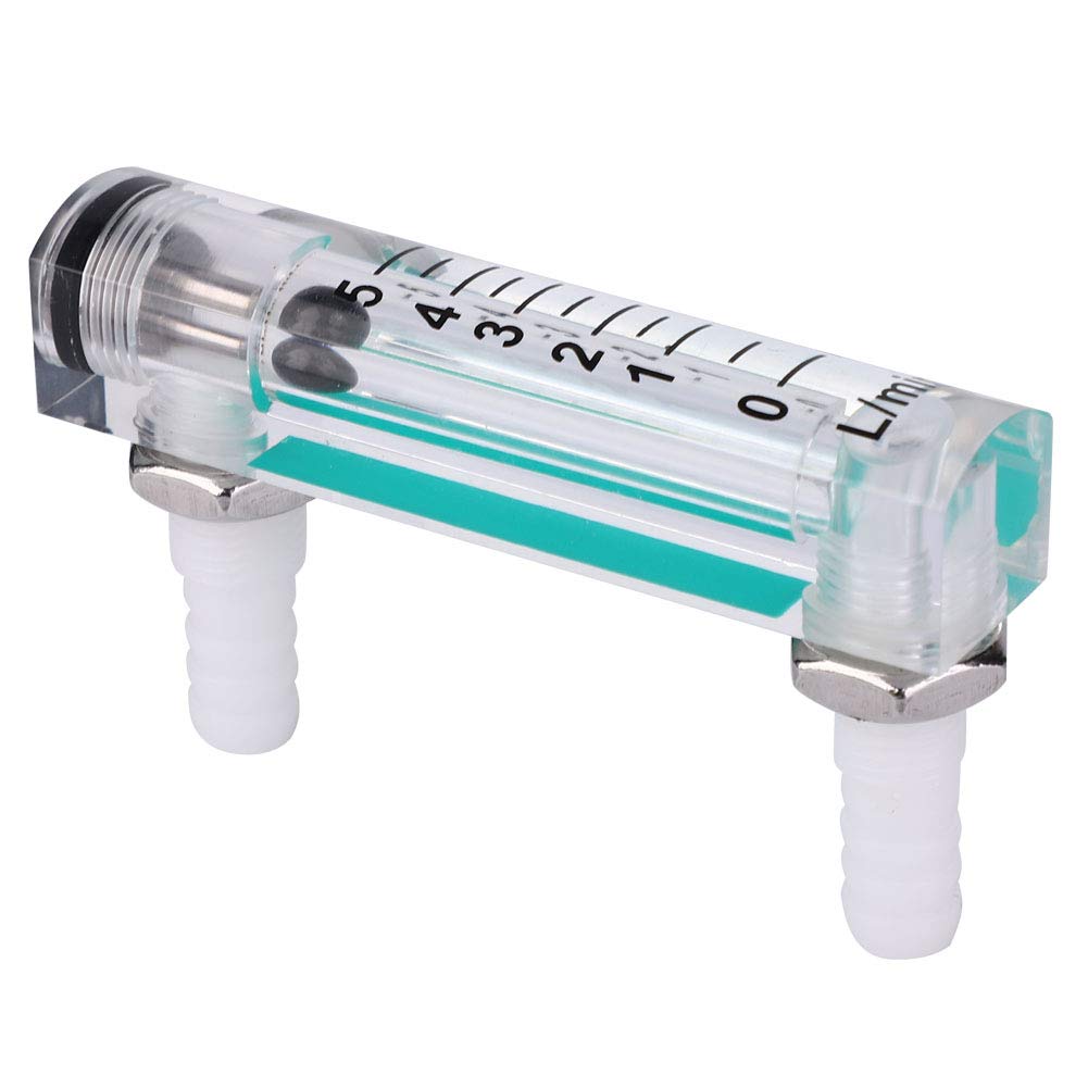 YWBL-WH Flow Meter 1~5LPM Oxygen Carbon Dioxide Measurement Flow Meter Air Flow Meter Air Oxygen Flow Meter LZQ-1, Manual Valve