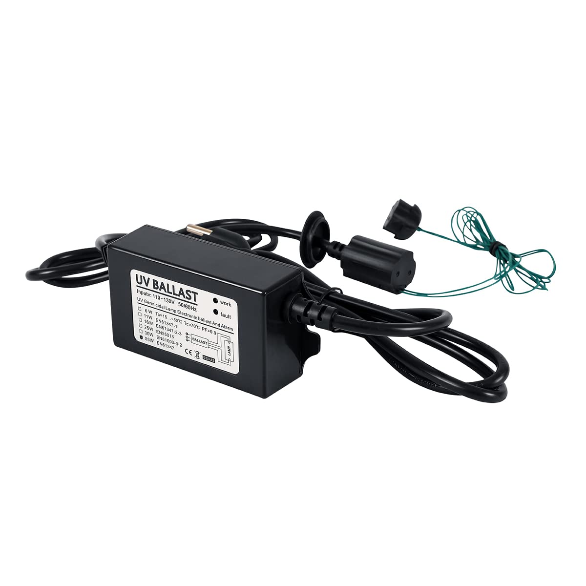 JTAPURE 55W Electronic ballast,Suit for JTA-UVP12 Water Filter