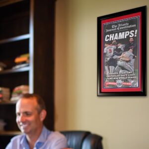 Atlanta Journal Constitution 2021 World Series CHAMPS Braves Baseball Original 14x26 Framed Newspaper Get The AUTHENTIC Version!