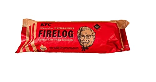 Enviro-Log KFC Fire Log - 2021 Version, 11 Herbs & Spices Fire Starter Log 4.3 Lbs for Christmas 2021 KFCLog1