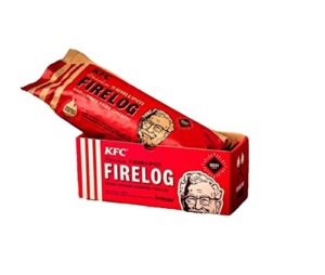 enviro-log kfc fire log - 2021 version, 11 herbs & spices fire starter log 4.3 lbs for christmas 2021 kfclog1