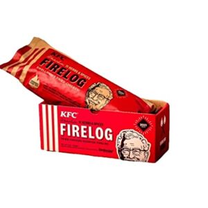 Enviro-Log KFC Fire Log - 2021 Version, 11 Herbs & Spices Fire Starter Log 4.3 Lbs for Christmas 2021 KFCLog1