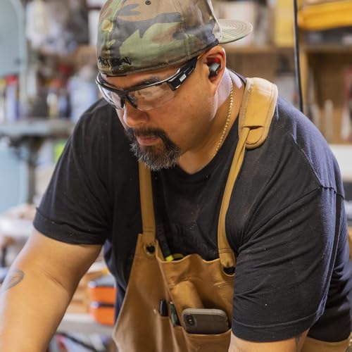 Klein Tools AESEB1 Bluetooth Jobsite Earbuds, Wireless Hearing Protection Earplugs with 28dB Noise Reduction Rating, 15-Hour Playtime