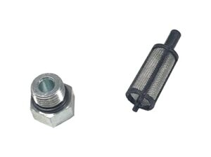 professional parts warehouse aftermarket meyer filter kit with 1/2" drain plug for e46, e47 pump 15620