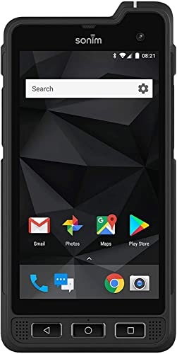 Sonim XP8 XP8800 Dual-SIM 64GB IP68/IP69 Verizon Wireless 4G LTE Android Wi-Fi Military Grade Tough Water Resistant Rugged Smartphone (Black) Renewed