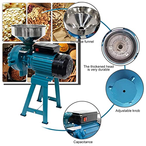 H&ZT 2Pcs Sand Grinding Discs for 110V Electric Wet & Dry Grinder Machine, for 3000W Wet & Dry Flour Mill Cereals Grinder