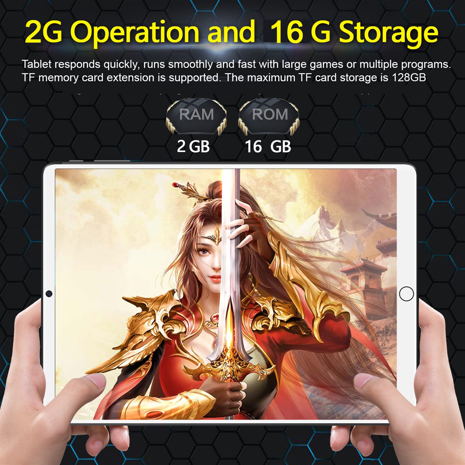 S12 10.1 inch Android Tablet PC, 3G Phone/WiFi Tablet for Study, Game and Video Playing, Internet Browsing, Dual SIM Cards and Dual Standby Supportive, 4Core/Bluetooth/GPS/FM, IPS HD Display_DarkGreen