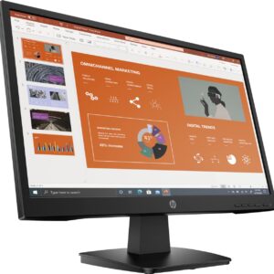 HP P22va G4 21.5 inch 1080P Computer Monitor, Full HD Anti-Glare VA Display, 3000:1 Contrast Ratio, HDMI, VGA, VESA Mount, Low Blue Light Mode, Ideal for Home and Business, Black (2022 Latest Model)