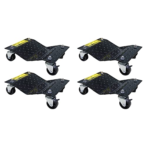 4utoHydra 6000-Pound Heavy Duty Vehicle Tire Dolly, 4-Pack