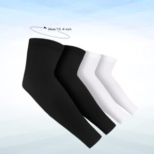 Boao 10 Pairs Cooling Sun Sleeves UV Protection Arm Sleeves Arm Cover Sleeve for Men Women (,)