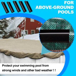 puxyblue Winter Cover Clips Pool Positioning Pins Opening Elastic Clips Sun Cover Fasteners Heavy Duty Tarp Lock Clips 24-Pack 5.2in