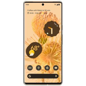 Google Pixel 6 Pro - 5G Android Phone - Unlocked Smartphone with Advanced Pixel Camera and Telephoto Lens - 128GB - Sorta Sunny (Renewed)